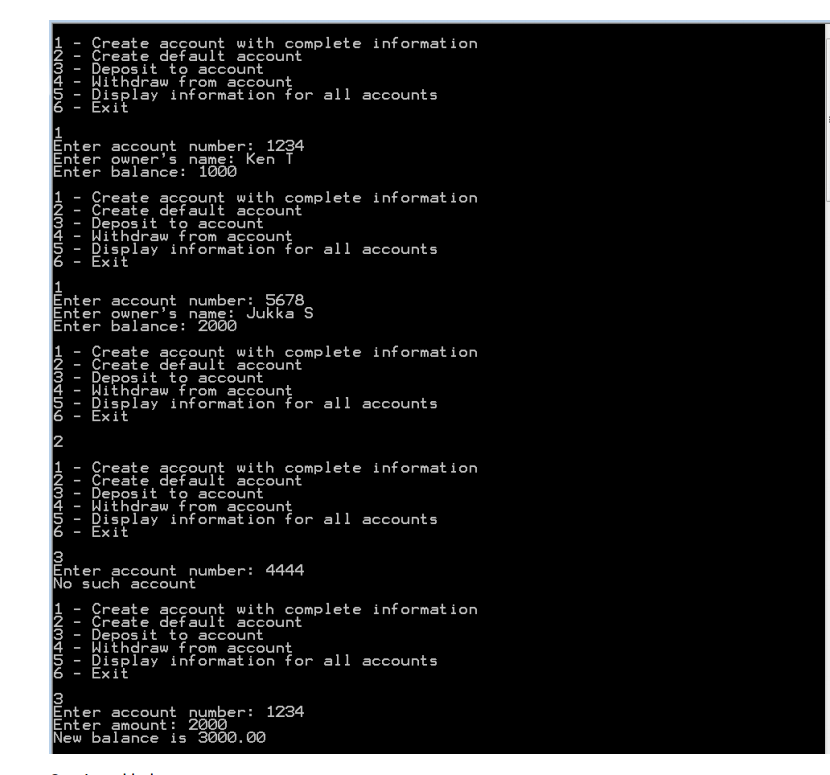 Solved Design a bank account class named Account that has | Chegg.com