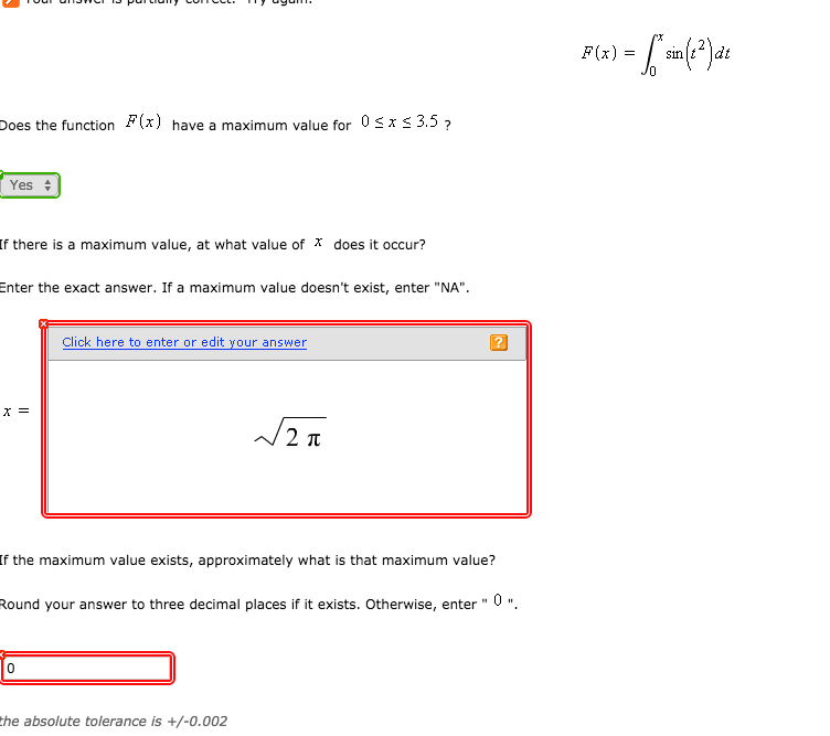 Solved Does the function F(x) have a maximum value for 0
