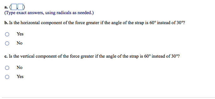 Solved Suppose a suitcase is pulled with a strap that makes | Chegg.com