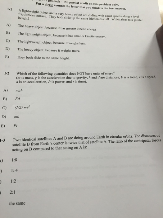 Solved A lightweight object and a very heavy objects are | Chegg.com