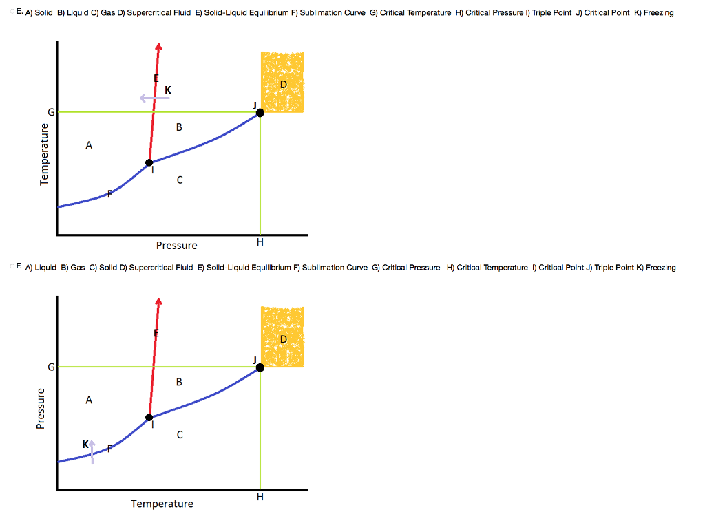 Solved Draw and label a generic phase diagram containing a | Chegg.com