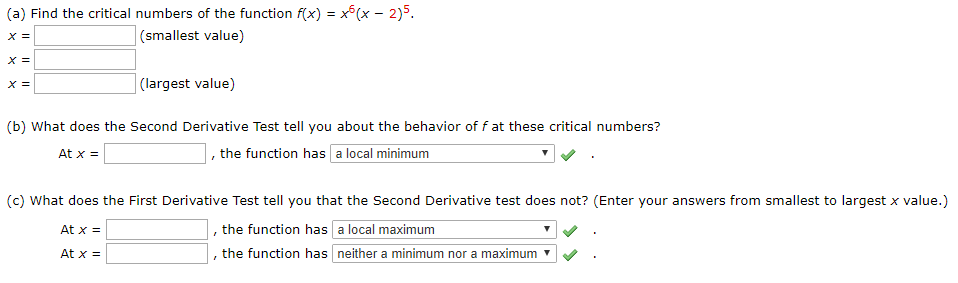 Solved Find The Critical Numbers Of The Function F X X6 X