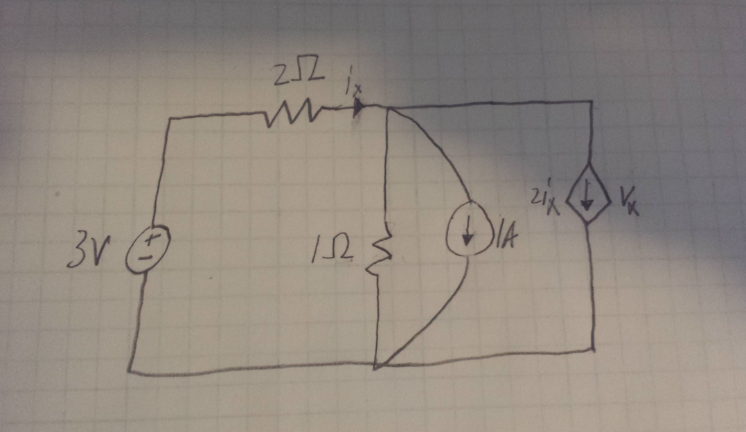 Solved determine Vx and ix in the circuit below. | Chegg.com Solved determine Vx and ix in the circuit below. | Chegg.com