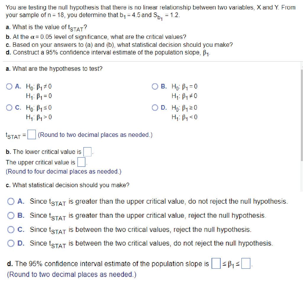 Solved You Are Testing The Null Hypothesis That There Is No Chegg