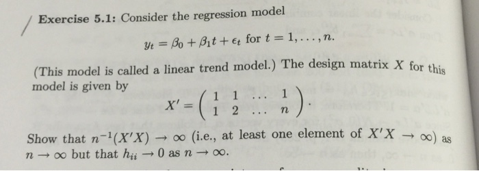 Solved Consider the regression model y_t = beta_0 + beta_1 t | Chegg.com