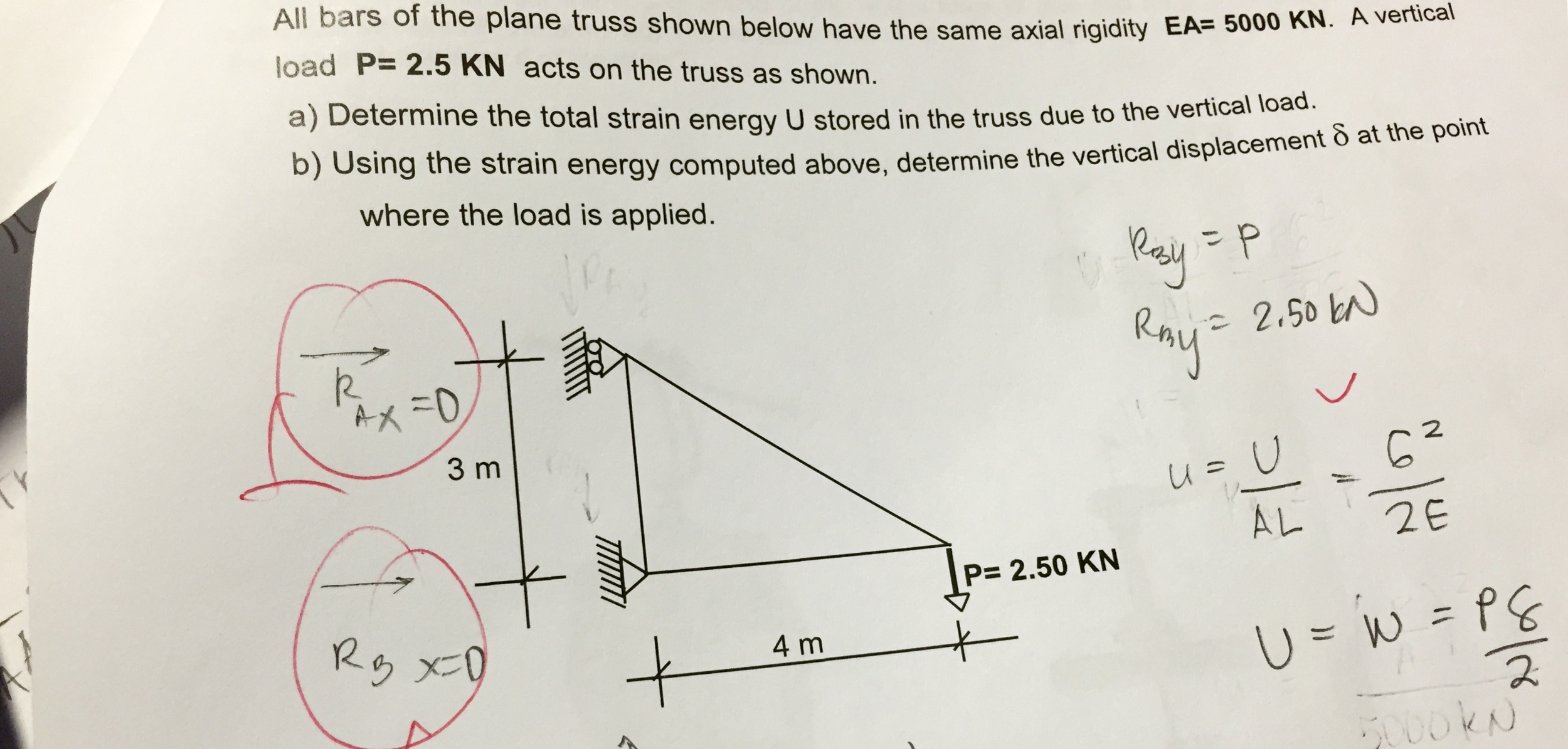 Solved All bars of the plane truss shown below have the same | Chegg.com
