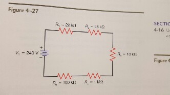 Solved 4-12 find the voltage drops across R1. R2. R3. R4. | Chegg.com