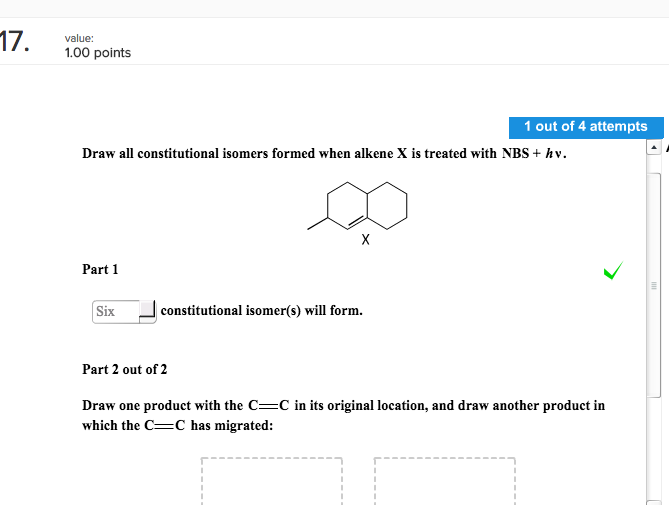 Solved draw all constitutional isomers formed when alkene x | Chegg.com