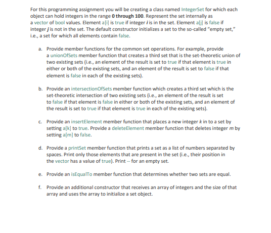 Solved For this programming assignment you will be creating | Chegg.com