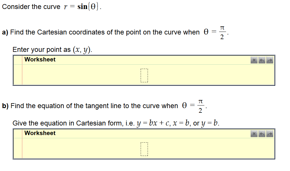 Solved Consider the curve r = sin (theta). Find the | Chegg.com