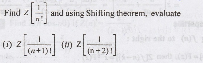 Solved Find Zand using Shifting theorem, evaluate -7072 (i) | Chegg.com