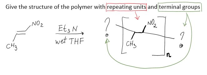 Solved Give the structure of the polymer with repeating | Chegg.com