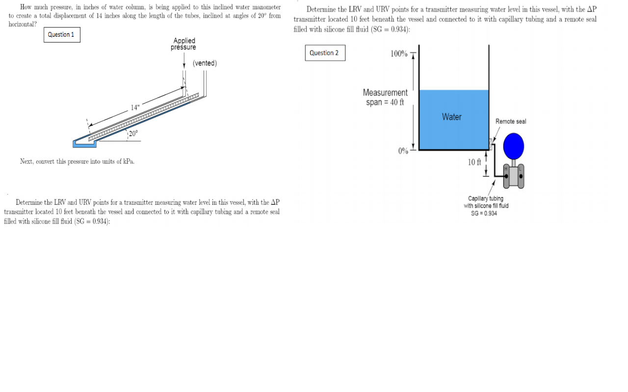 How Much Pressure In Inches Of Water Column Is Chegg how-much-pressure-in-inches-of-water-column-is-chegg