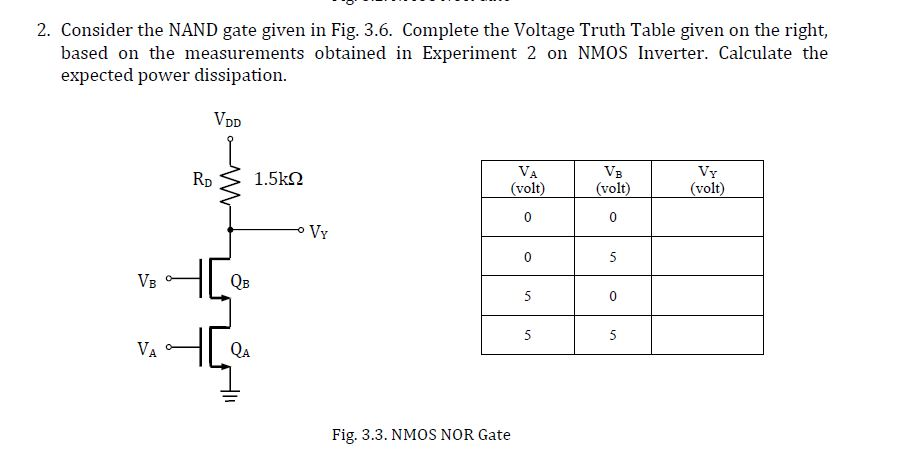 Solved B.1. Basic Gates 1. Consider the NOR Gate given in | Chegg.com