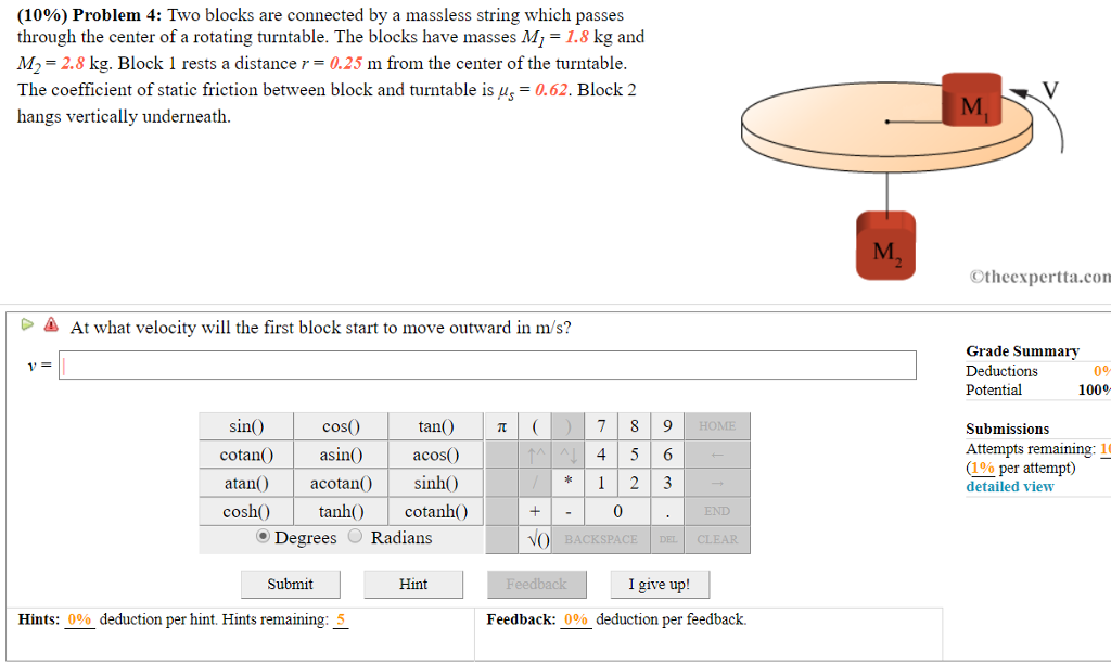 Solved (10%) Problem 4: Two blocks are connected by a | Chegg.com Solved (10%) Problem 4: Two blocks are connected by a | Chegg.com