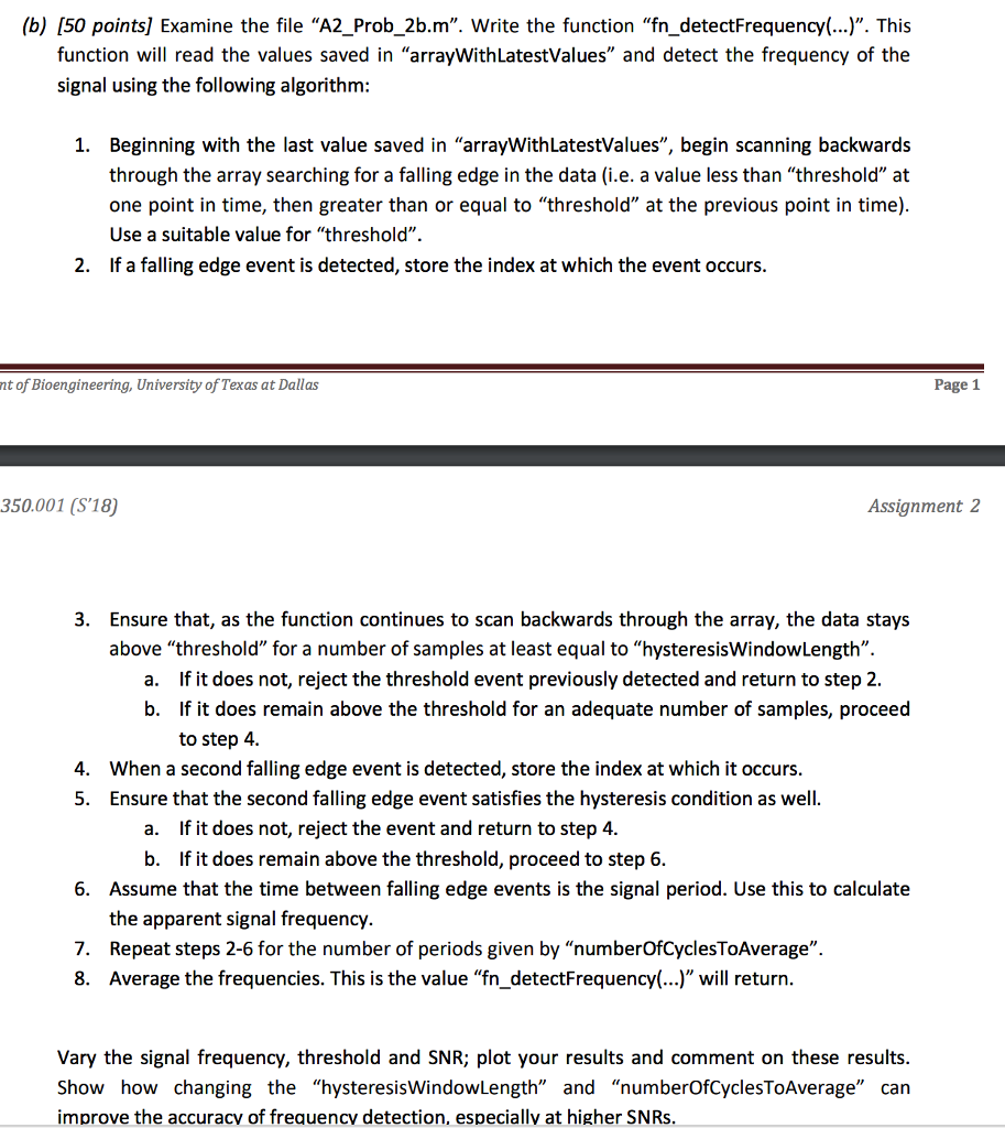 the following code should be done in MATLAB: using | Chegg.com