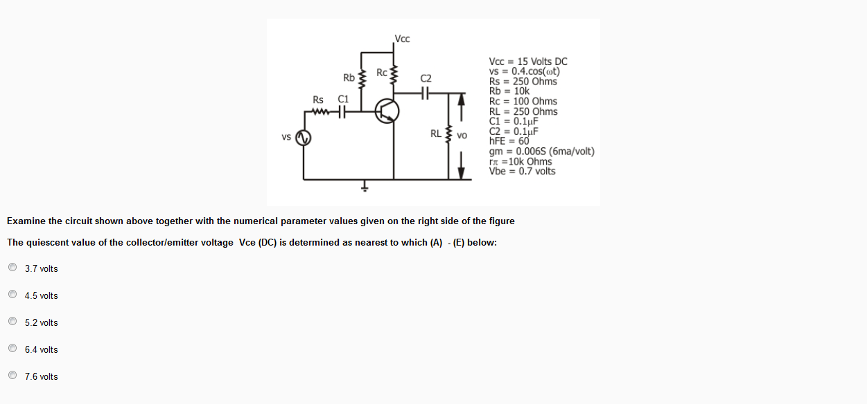 Solved The circuit shown below is supplied with an input | Chegg.com