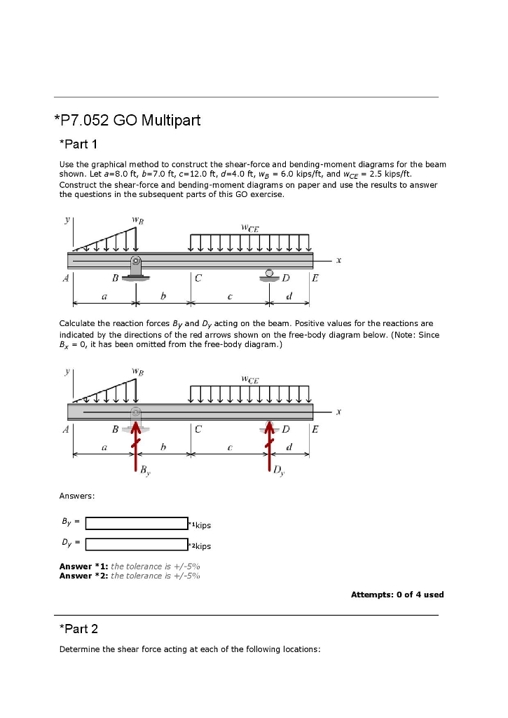 Solved P7.052 GO Multipart *Part 1 Use the graphical method | Chegg.com