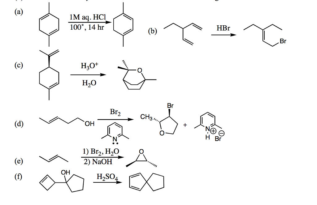 Solved 1M aq. HC 100°, 14 hr HBr OH H Br 1) Br2, H2O 2) NaOH | Chegg.com