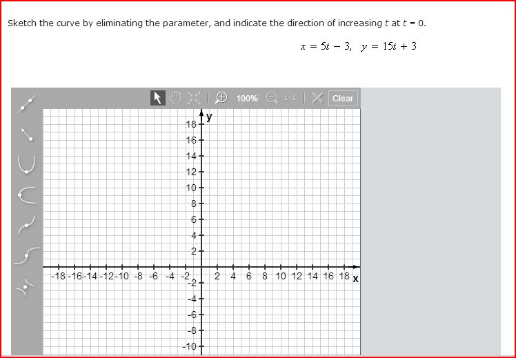 Solved Sketch the curve by eliminating the parameter, and | Chegg.com