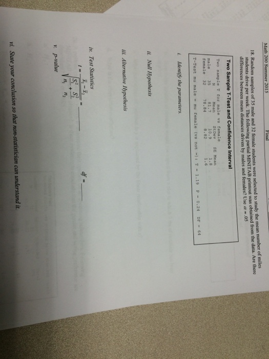 Solved 18. random sample | Chegg.com