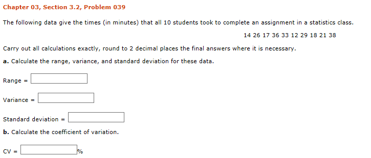 Solved Chapter 03, Section 3.2, problem 039 The following | Chegg.com