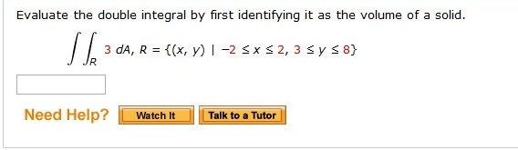 Solved Evaluate the double integral by first identifying it | Chegg.com