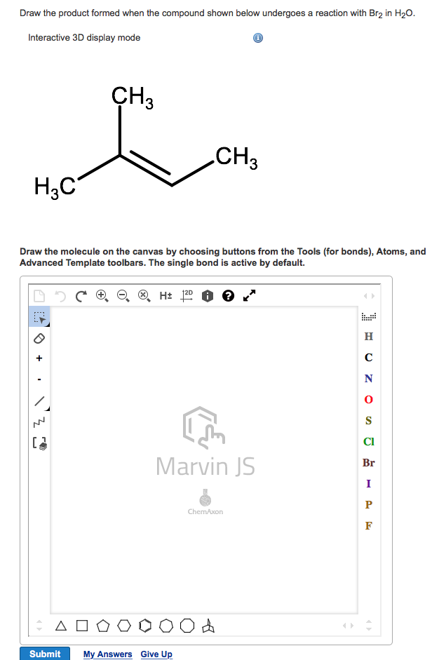 Solved Draw the product formed when the compound shown below | Chegg.com
