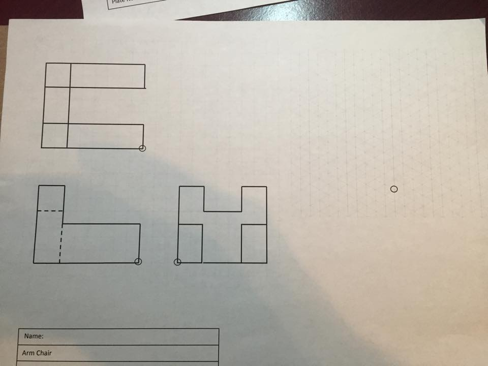Solved Draw the isometric view of the object whose | Chegg.com