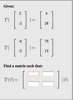 Solved Given: Find a matrix such that: | Chegg.com
