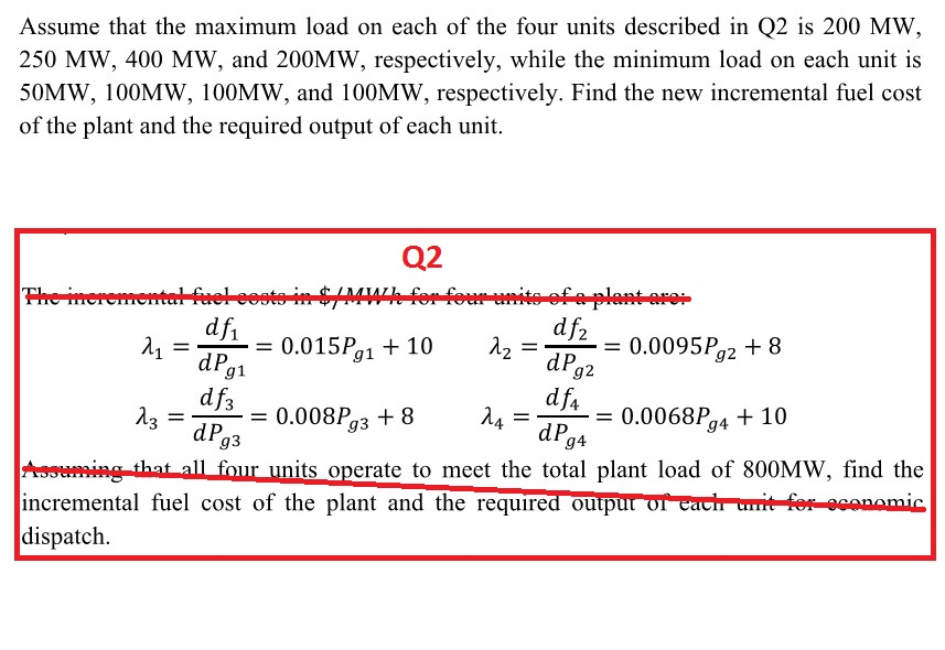 Solved Assume that the maximum load on each of the four | Chegg.com