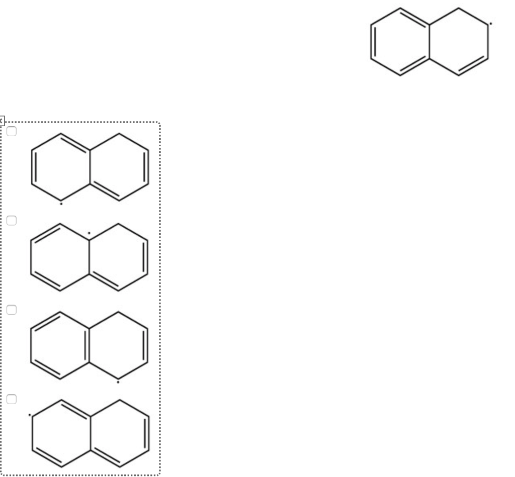 Solved Select the resonance structure(s) for each of the | Chegg.com Solved Select the resonance structure(s) for each of the | Chegg.com