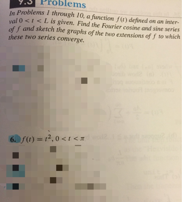 Solved In Problems 1 through 10, a function f(t) defined on | Chegg.com