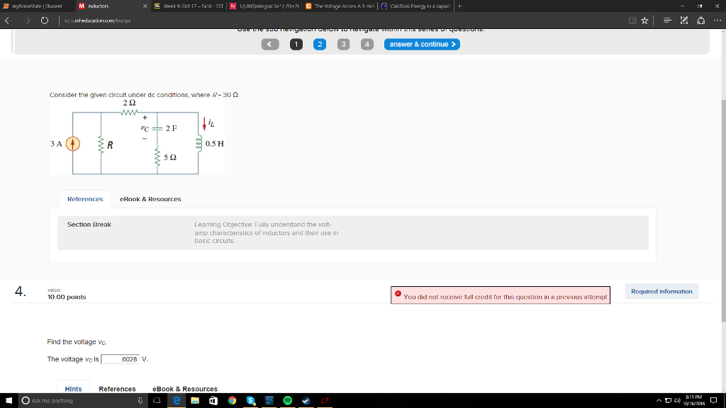 Solved Consider the given circuit under dc conditions, where | Chegg.com