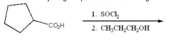 Solved CO2H 1. SOCI 2. CH3 CH2CH2OH | Chegg.com