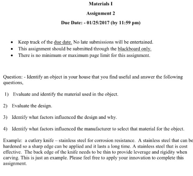 Solved Keep track of the due date. No late submissions will | Chegg.com
