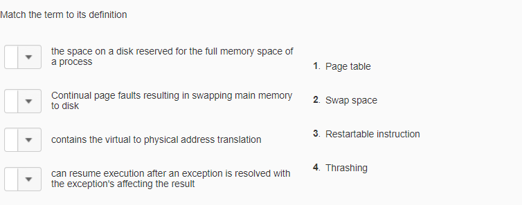 Solved the space on a disk reserved for the full memory | Chegg.com