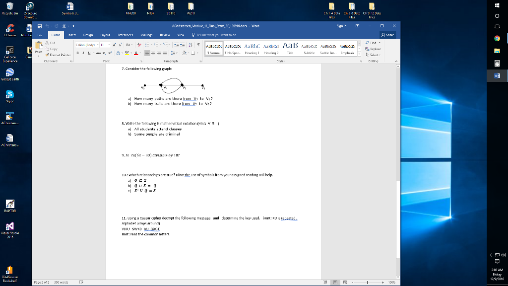 Solved Consider the following graph: How many paths are | Chegg.com