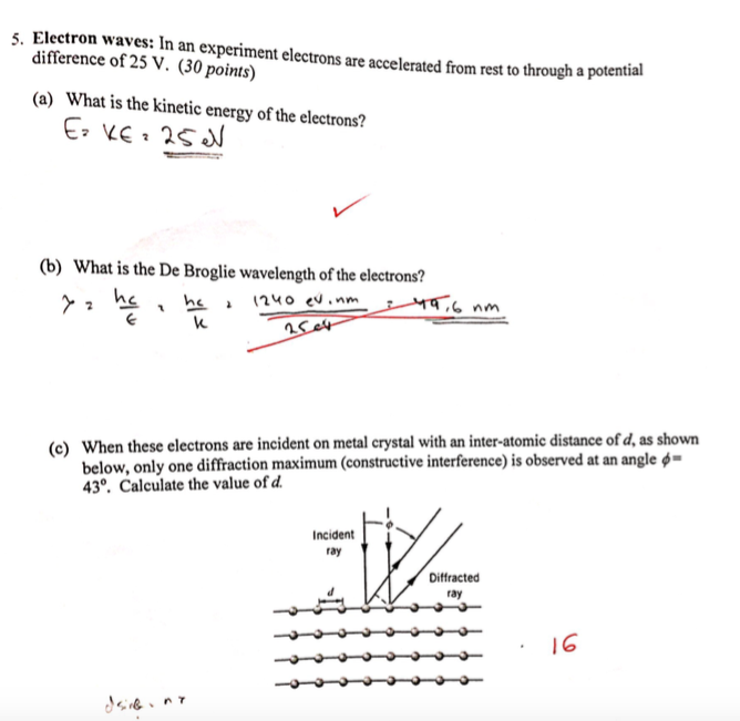 Solved In An Experiment Electrons Are Accelerated From Rest