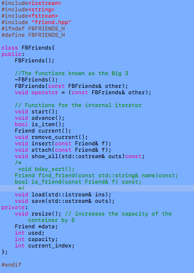How would I write the load function for this class? | Chegg.com