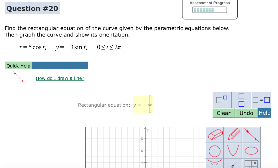 Solved Find the rectangular equation of the curve given by | Chegg.com