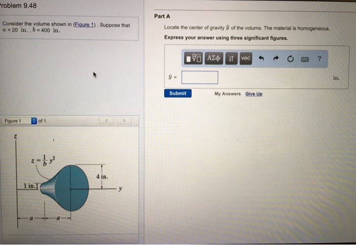 Solved Consider the volume shown in (Figure 1). Suppose that | Chegg.com