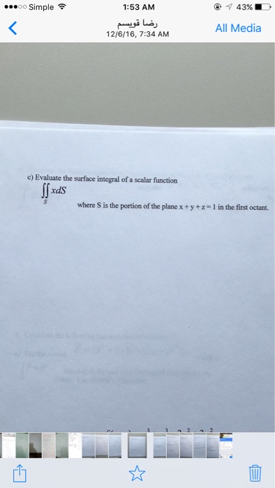 Solved Evaluate the surface integral of a scalar function | Chegg.com