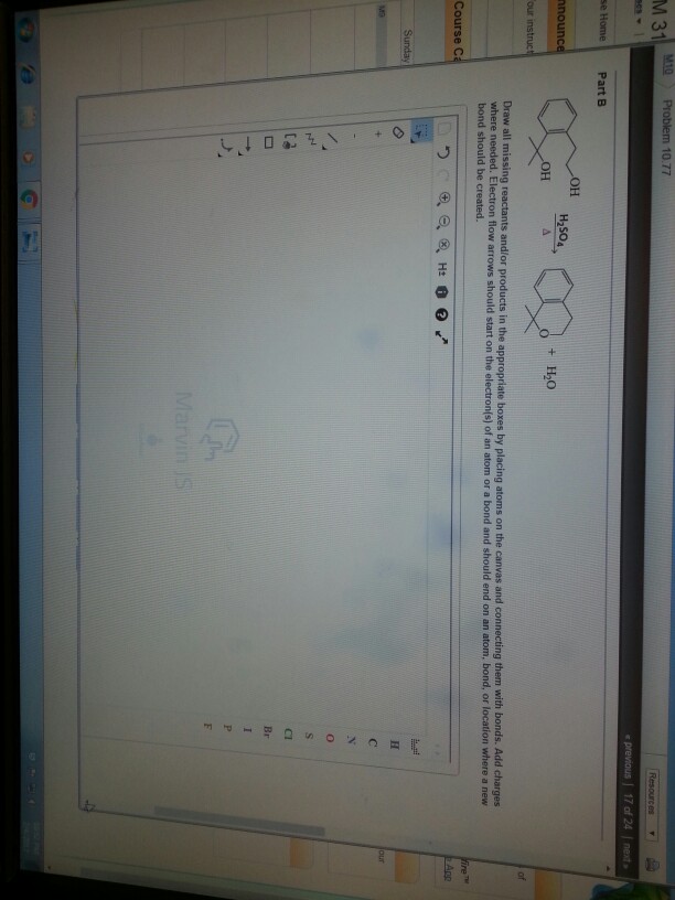 Solved Draw all missing reactants and or products in the | Chegg.com