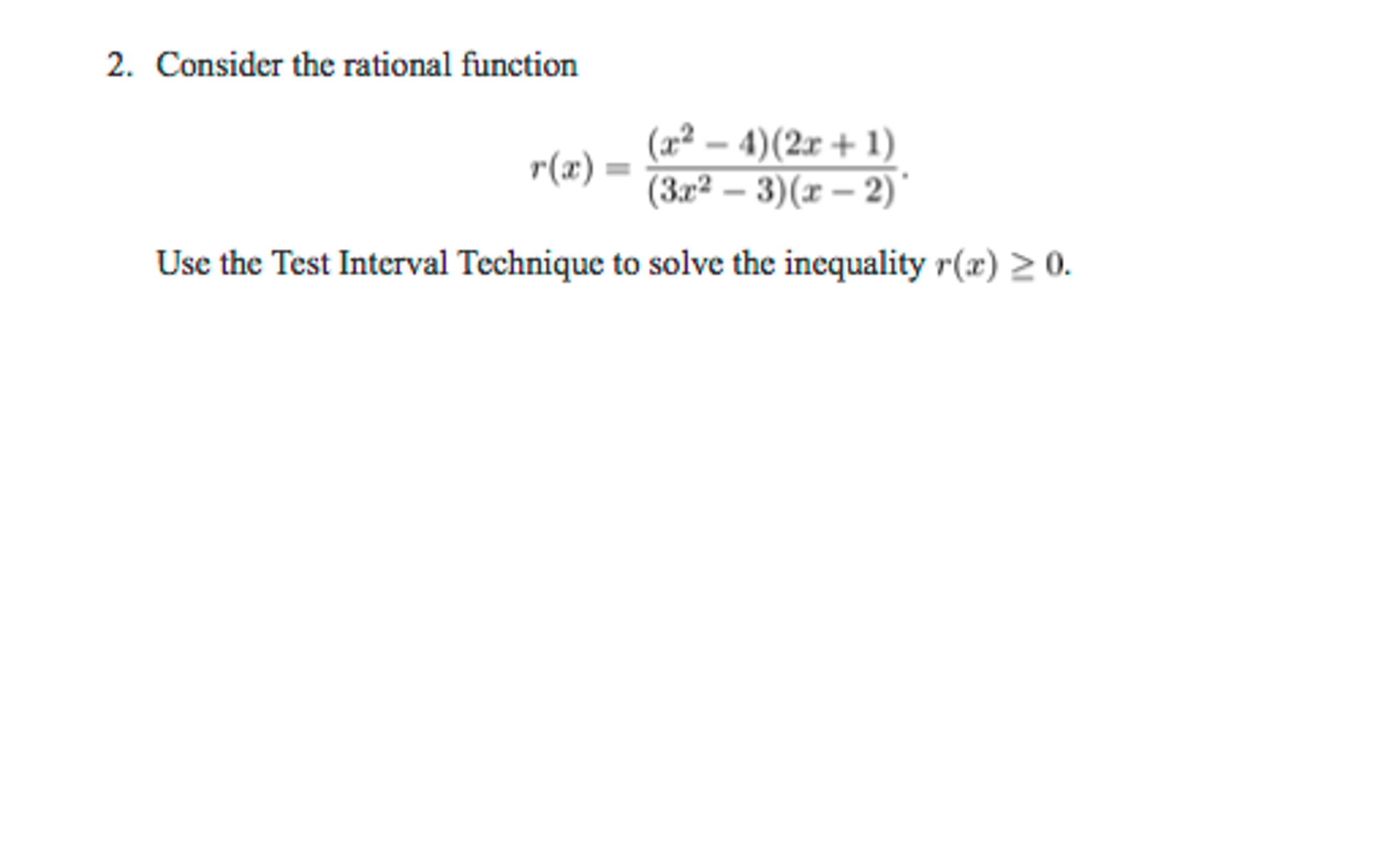 Solved Consider the rational function r(x)= | Chegg.com