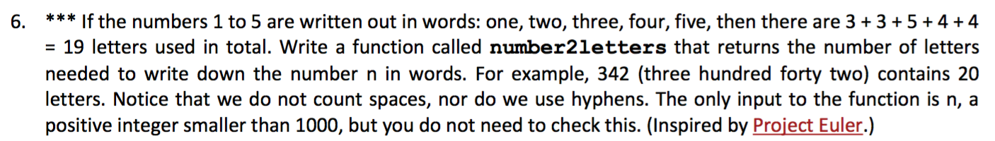 Solved If the numbers 1 to 5 are written out in words: one, | Chegg.com