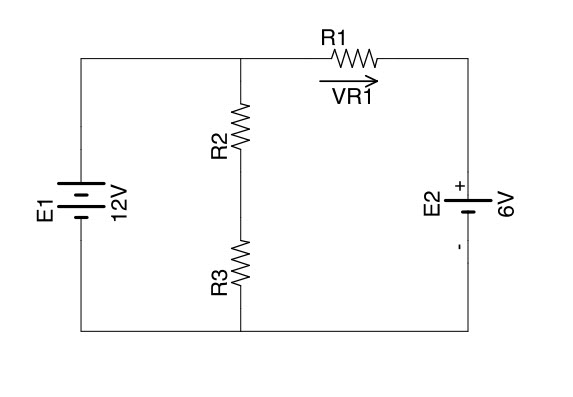 Solved For the circuit shown below, what is the voltage, VR1 | Chegg.com