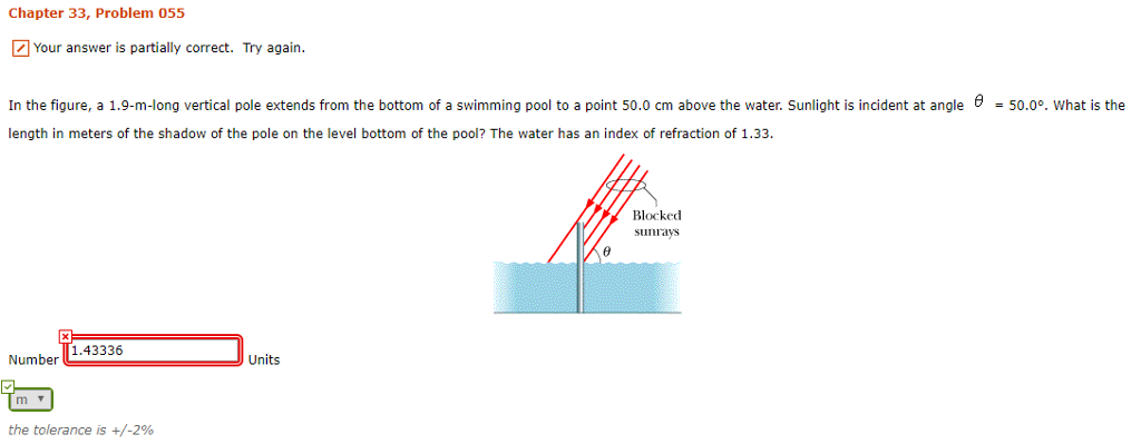 Solved Chapter 33, Problem 055 Your answer is partially | Chegg.com