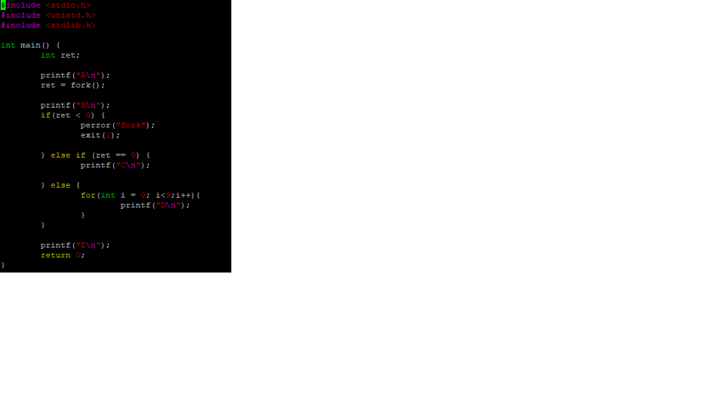 Solved In C, im looking at forks. This is code im looking | Chegg.com