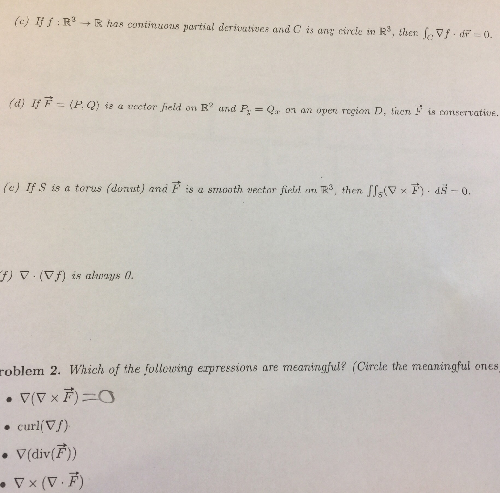 Solved (c) If f : R3 → R has continuous partial derivatives | Chegg.com